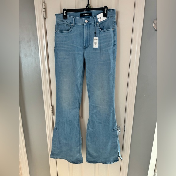 Express | Jeans | Bell Flare High Rise 8 Long | Poshmark